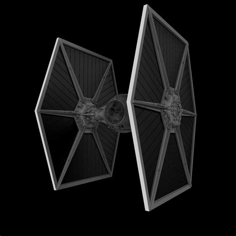 Tie Fighter Modelo 3d 40 Fbx Ma Free3d