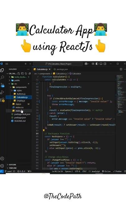 How To Create A Fully Functional Calculator Using Reactjs Coding
