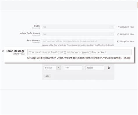 Magento 2 Minimum Order Amount 2024 Set Min Max Value
