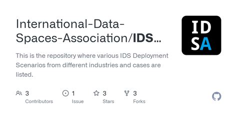 Github International Data Spaces Association Ids Deployment Scenarios This Is The Repository