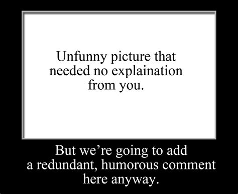 Demotivational Poster Template