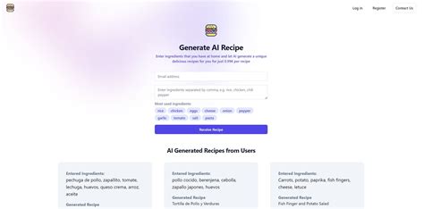 Ai Recipe Generator Reviews Use Cases Features Pricing And Alternatives