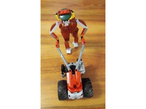 Lego Moc Single Axle Tractor With Detailed One Cylinder Engine By Larsagri Rebrickable Build