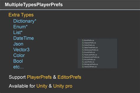 Advanced Save Manager Multi Type Support For Playerprefs And Editorprefs