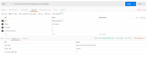 C Get 415 Unsupported Media Type When Testing My Net Web Api Using Postman Stack Overflow