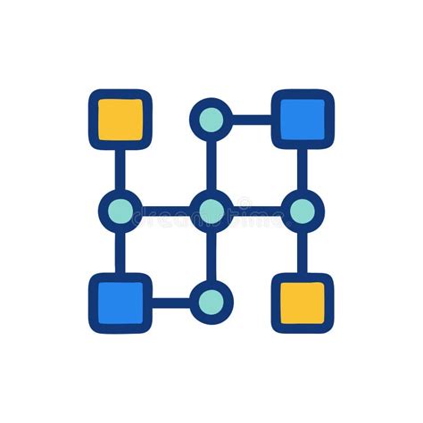 Comprehensive Network Node Icon For Solutions Stock Illustration Illustration Of Copy Service
