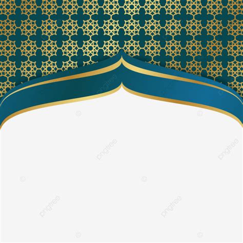 Islamic Twibbon With Pattern Islamic Twibbon Islamic Pattern Twibbon Png And Vector With