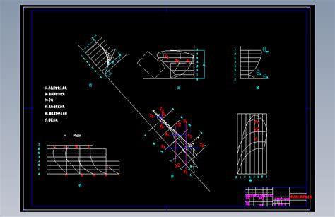 农业机械——犁体曲面设计（二维图）cad图纸 Autocad 2007 模型图纸下载 懒石网