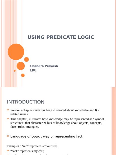 157185predicate Logic Lecture 19 22 Pdf Logic Logical Truth