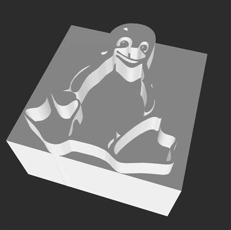 Stl File Linux Logo・design To Download And 3d Print・cults Stl File Linux Logo・design To Download And 3d Print・cults
