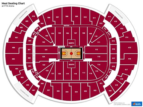 Miami Heat Basketball Seating Chart Minimalist Chart Design