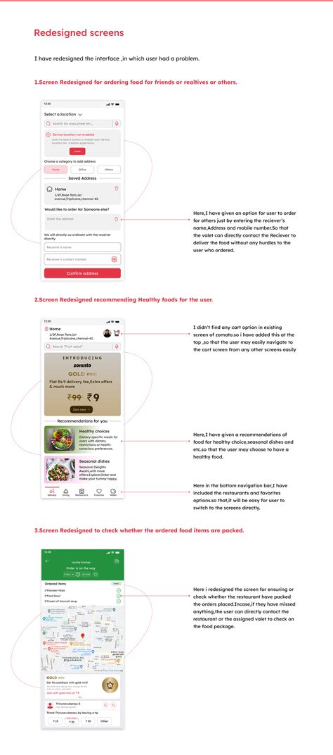 Zomato Mobile App Redesign Ui Design Behance