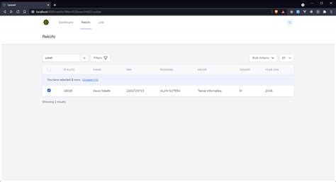 Problem With Bulk Select SelectedRowsQuery SelectedKeys Issue 412