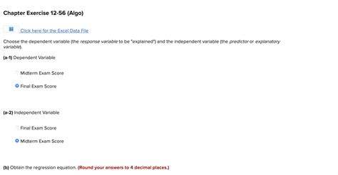 Choose The Dependent Variable The Response Variable