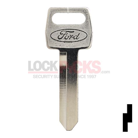 10 Pc Ford H51 1167fd Key W Ford Logo By Strattec