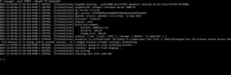 Mongodb Mongo Db Not Start Stack Overflow