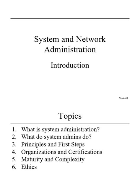 1 Introduction Pdf Backup System Administrator