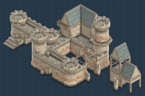 Medieval Iso Builder Medieval Fantasy Castle Medieval Fantasy