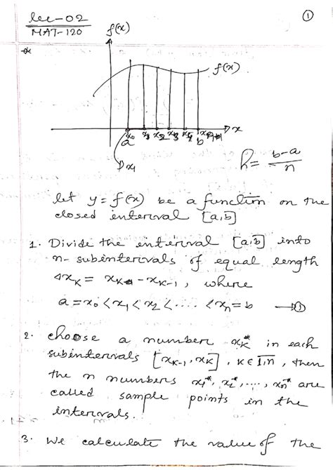 Lecture 02 Riemann Sum Integral Calculus Studocu