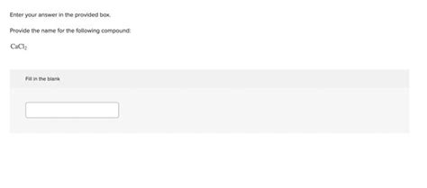 Solved Enter Your Answer In The Provided Box Provide The