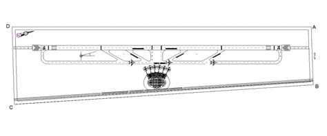 Runway Detail Of Airport Structure Cad Block Layout File In Dwg Format