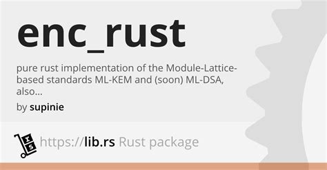 Enc Rust Rust Crypto Library Lib Rs