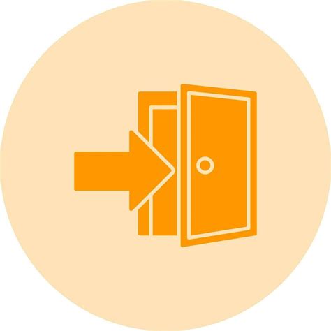 Exit Door Vector Icon 23715513 Vector Art At Vecteezy