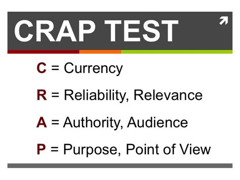 Help Babes Evaluate Sources With The CRAP Test GeoEd Trek AGU Blogosphere