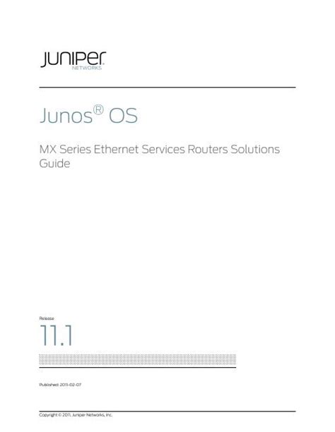 Mx Series Ethernet Services Routers Solutions Juniper Networks