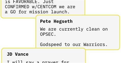 Thursday Briefing More Signal Texts Released The New York Times