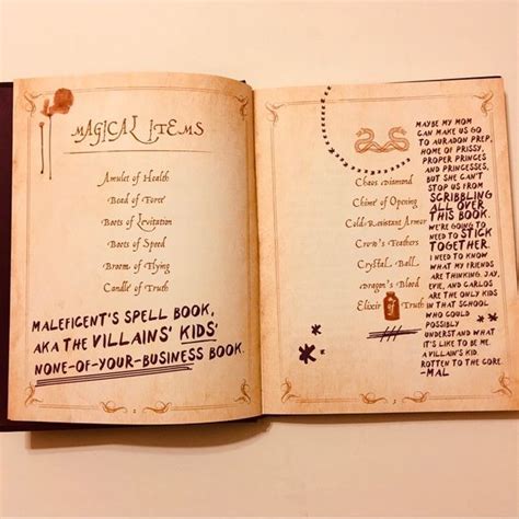Disney Descendants Mals Spell Book Disney Descendants Mal Spell Book Disney Descendants