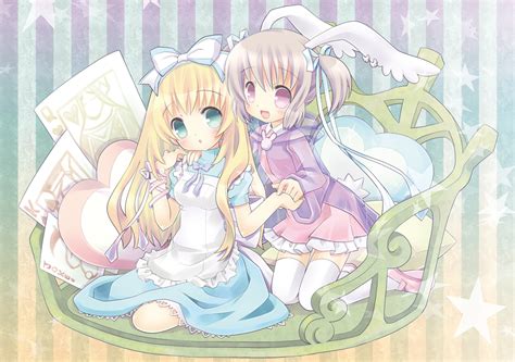 Alice And White Rabbit Alice In Wonderland Drawn By Touko Tokotoko Danbooru
