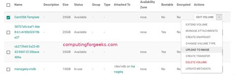 How To Create Centos Kvm Image Template On Openstack Computingforgeeks