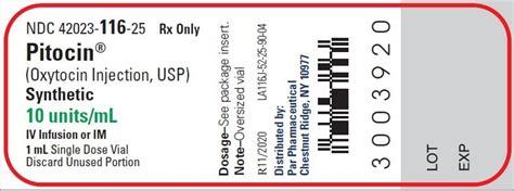 Pitocin FDA Prescribing Information Side Effects And Uses
