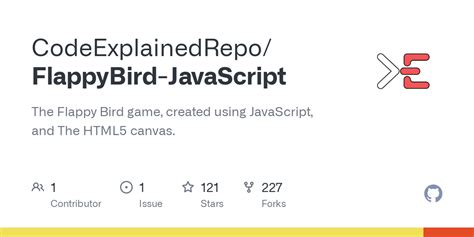 Github Codeexplainedrepoflappybird Javascript The Flappy Bird Game