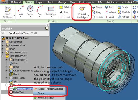 Project Cut Edges Autodesk Community