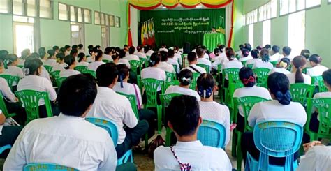 သာပေါင်းမြို့နယ်တွင် ၂၀၂၂ ၂၀၂၃ ပညာသင်နှစ် သင်ရိုးသစ် Grade 8 မြို့နယ
