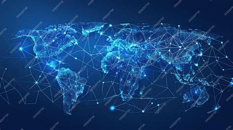 Premium Photo Global Network Connectivity A Visual Representation Of Interconnectedness