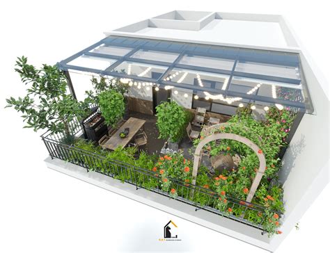3786 Exterior Garden Scene Sketchup Model By Kts NghiaThan 5 Sketchup