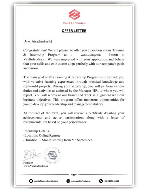 Priya Dharshini On Linkedin Internship Pythonprogramming Vaultofcodes Learningandgrowth