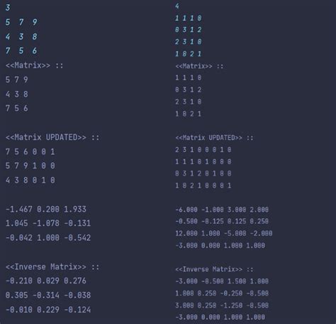 Github Youssef Ashraf71matrix Inverse By Gauss Jordan Elimination