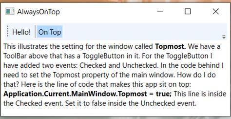 WPF ToggleButton BeginCodingNow Com
