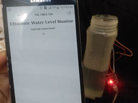 Iot Based Contactless Water Level Monitoring With Esp And Hc Sr