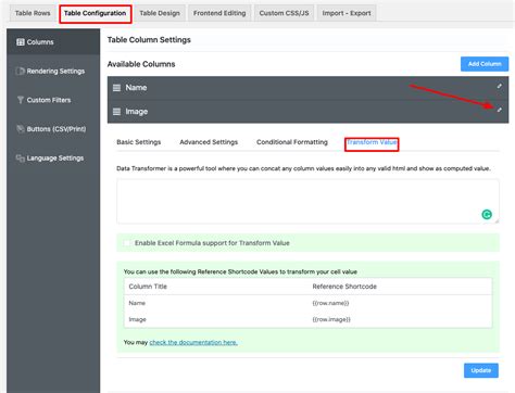 Google Docs CSV Transformation Image With Light Box WP Manage Ninja