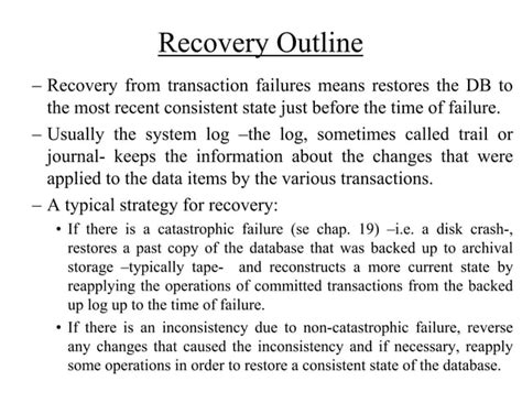 Database Recovery Techniques Pdf