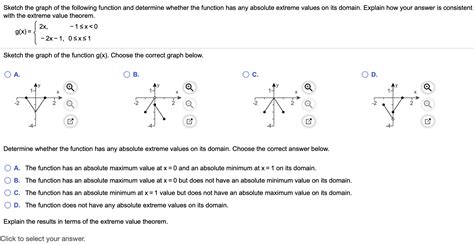 Solved Sketch The Graph Of The Following Function And Chegg