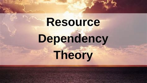 Resource Dependency Theory Archives Jason Carthen Enterprises