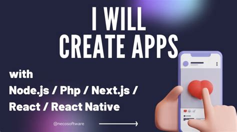 Create Professional Apps With Node Js Php Next Js React Native