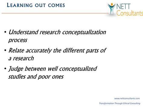 SOLUTION 4 Research Conceptualization Process Studypool