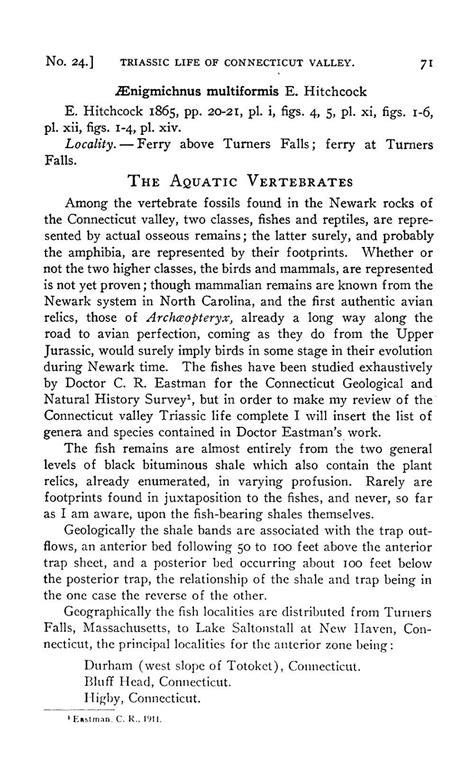 Photo Triassic Page 071 Book Triassic Life Of The Connecticut